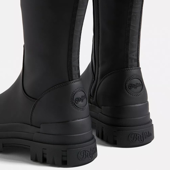 Buffalo David Bitton | Shoes | Buffalo London Black Aspha Rain Boot ...